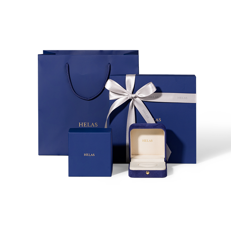 Blue Ribbon Gift Packaging – HELAS Jewelry